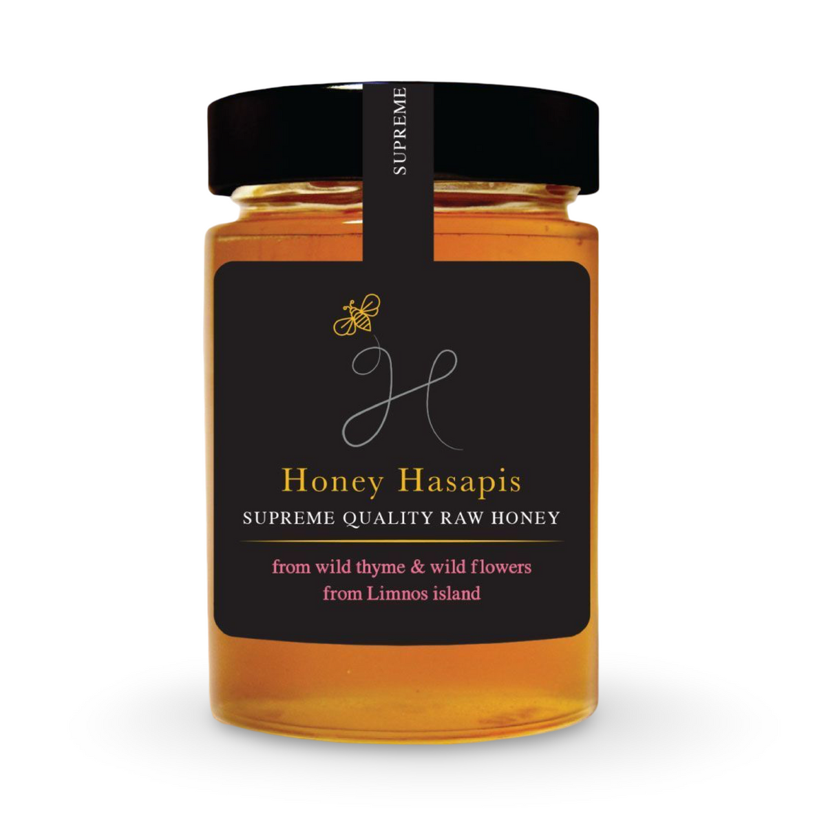 Miel de Thym Sauvage Premium Hasapis | Île de Lemnos | 270gr | The Olivest