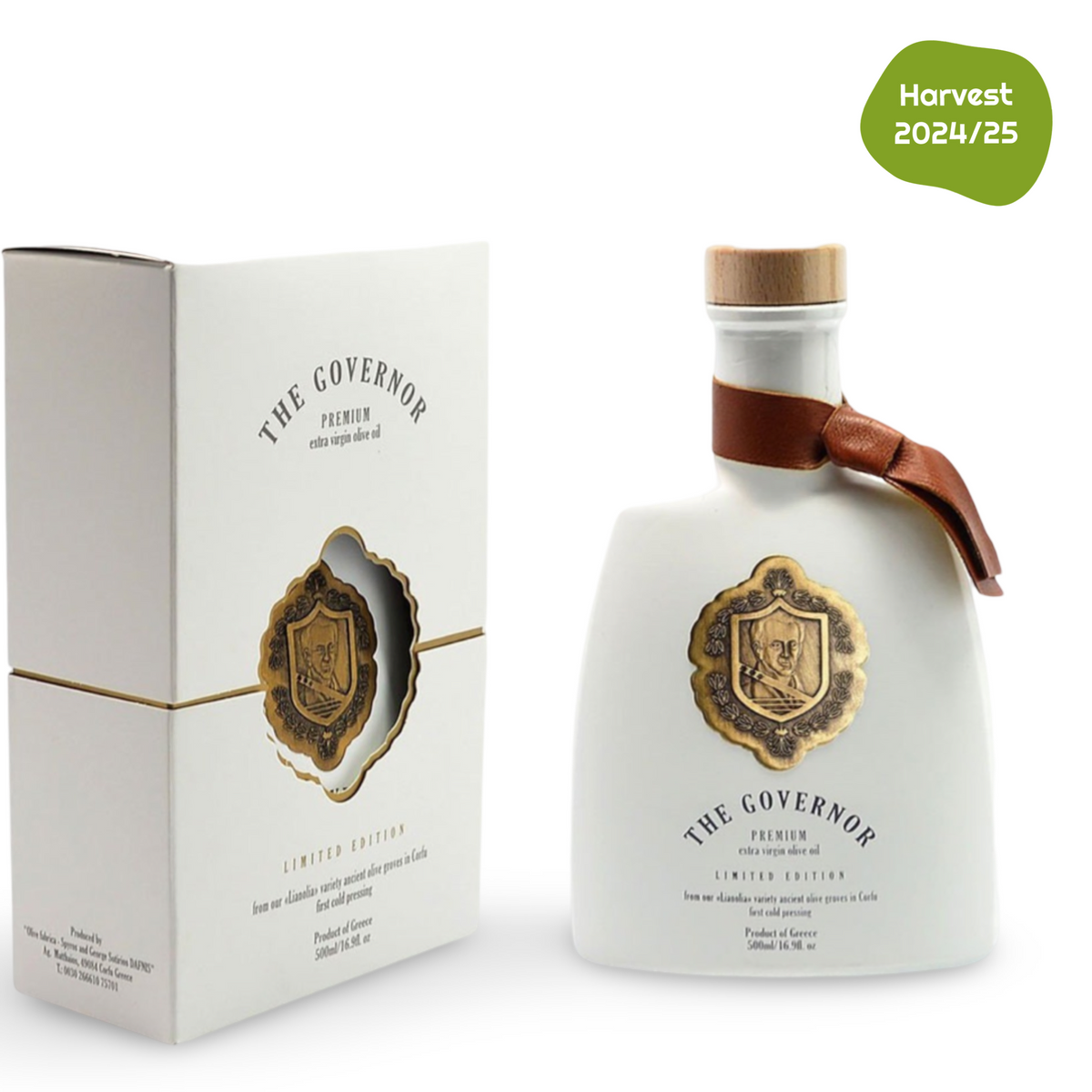 The Governor, Limited Extra Virgin Unfiltered Olive Oil 500ml (16.90 Fl ...